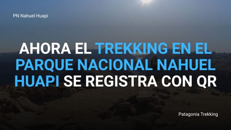 Nuevo código QR para registro de trekking en Nahuel Huapi — Patagonia ...